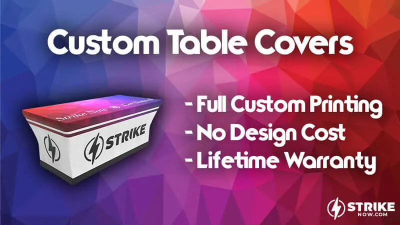 Best Custom Fitted Table Covers To Promote Your Business